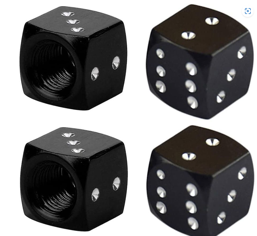 Automotive :: Dice Valve Caps