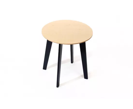 Home & Appliances :: Furniture & Décor :: Round Side Table - Birch & Black